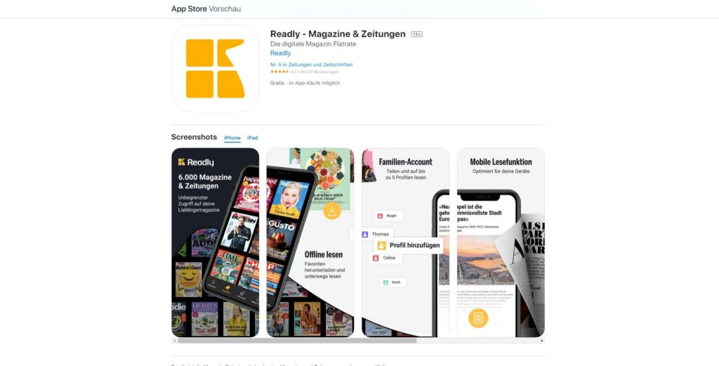 Readly App: alle Zeitschriften auf deinem Smartphone