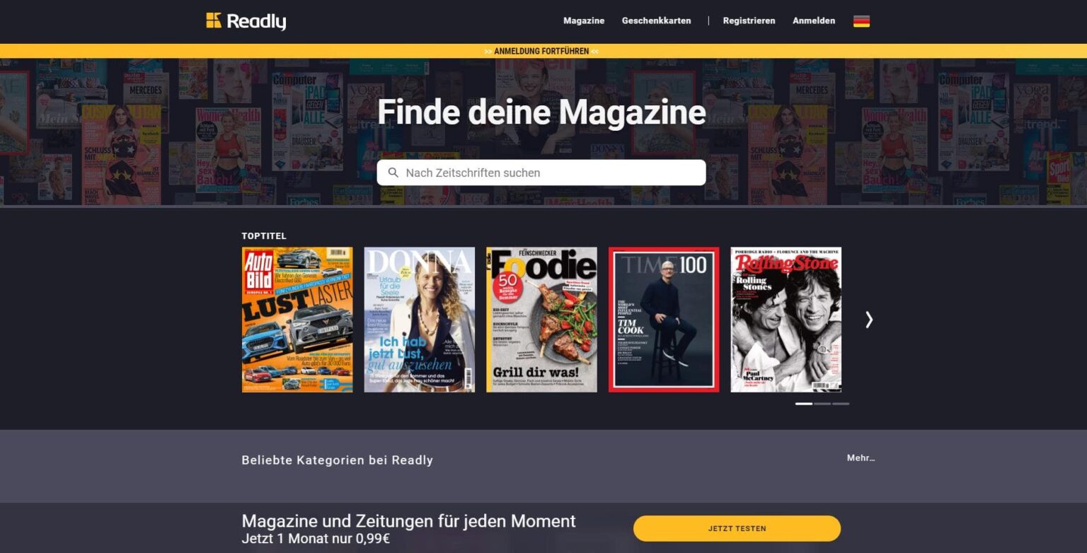 Readly - Alle Infos zum Zeitschriften-Anbieter